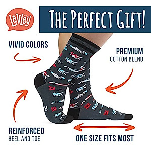 I'd Rather Be - Funny Socks Novelty Gift For Men, Women and Teens (Racing) One Size