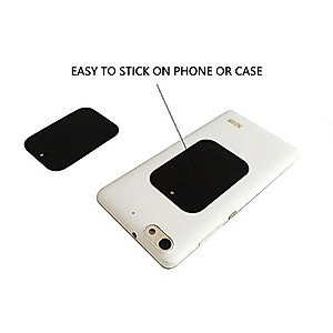 Phone Magnet Sticker, Uuustar 10PACK Metal Plates with Full Adhesive for Magnetic Car Mount Phone Holder (10PACK)