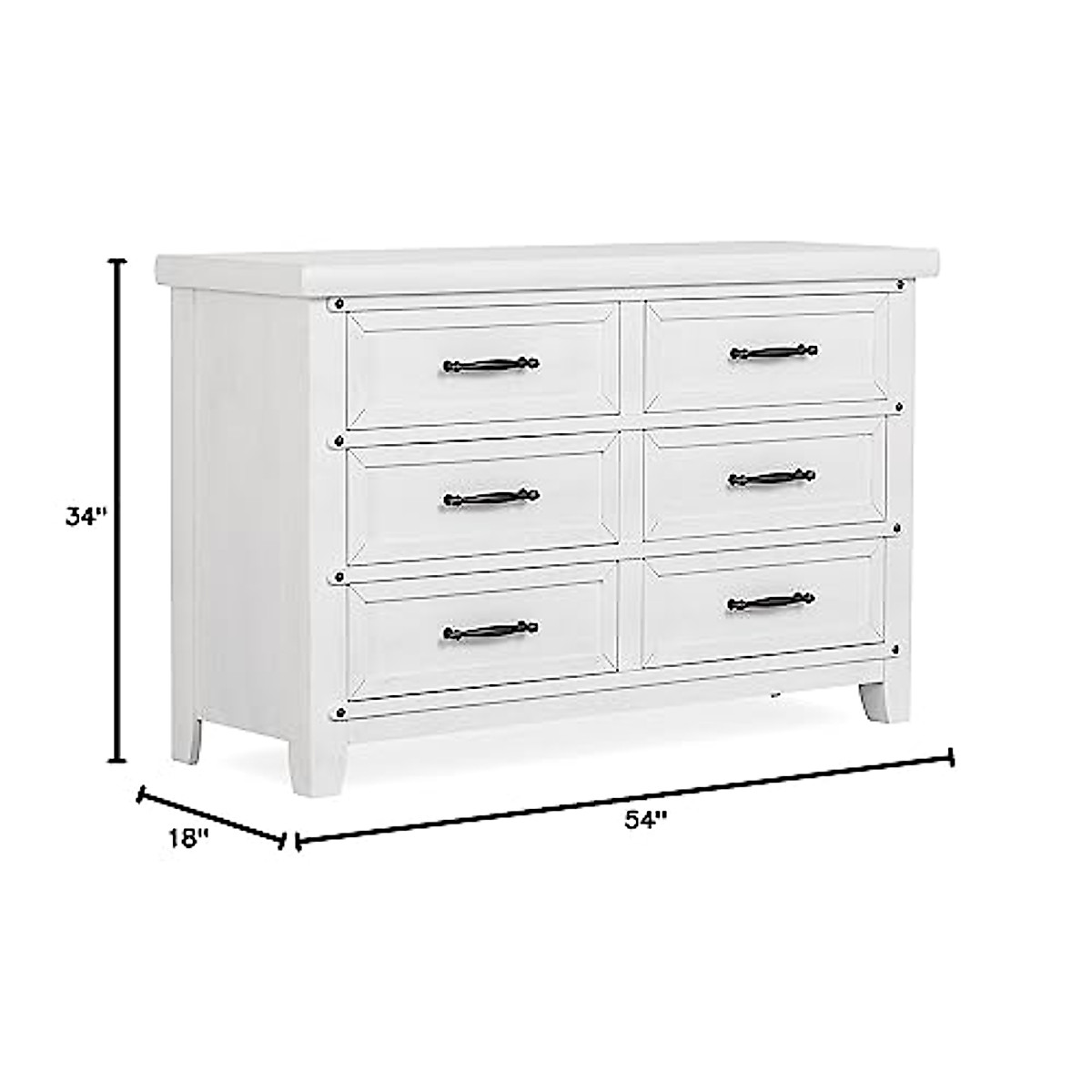 Evolur Andorra Double Dresser