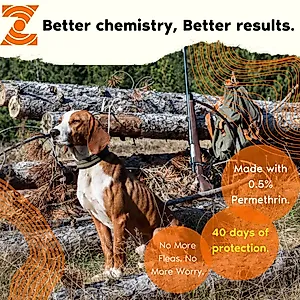 Zone Realtree Invisible Hunter Pet Defender Permethrin Insecticide, 10oz Continuous Permethrin Spray. Protect Your Dogs from Ticks and Fleas. Odor-Free. Lasts 40 Days.