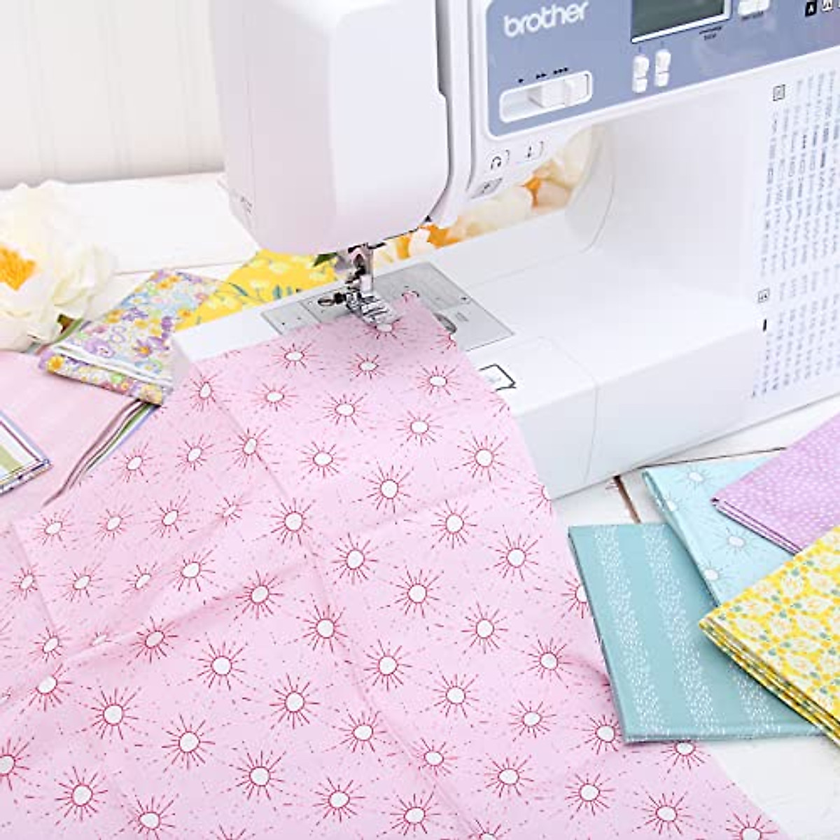 3 Yard Cut Threadart Premium Cotton Quilting Fabric - Blue Floral 4-44" Width - 100% Cotton - Quilting, Sewing, Crafts