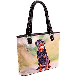 Montana West Pet Collection Canvas Tote - Rottweiler