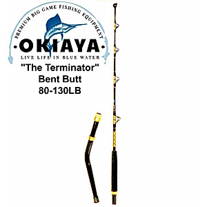 OKIAYA "The TERMINATOR 80-130lb Bent Butt Saltwater Roller Rod 5'6"