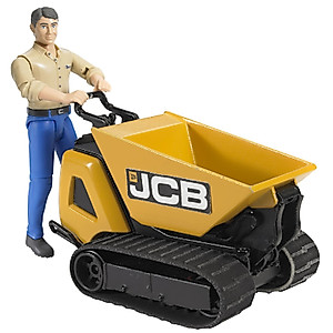 Bruder Jcb Dumper Htd-5 and Construction Worker (Colors May Vary)