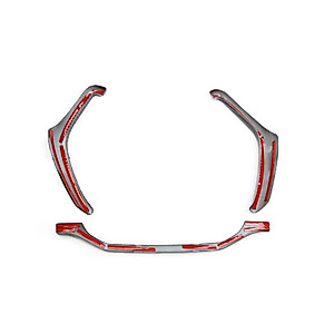 Miaoge Dashboard Side Meter Carbon Fiber Look Cover Trims Kit for 2015 2016 2017 2018 2019 2020 Ford F150 F250 F350 Super Duty (Carbon Fiber)