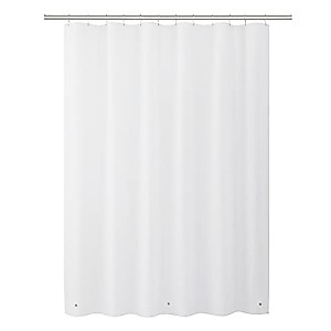 Clorox Treated Premium Frosted Shower Curtain Liner 70"x72" with Weighted Magnetic Hem, Lightweight Waterproof PEVA for Bathroom Tubs and Stalls, Machine Washable