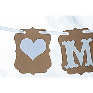 MISS TO MRS Banner Vintage Wedding Party Decoration