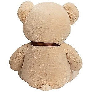 iBonny Teddy Bear Stuffed Animals Super Soft and Sweet Love Plush Bear Toy 32" Tan