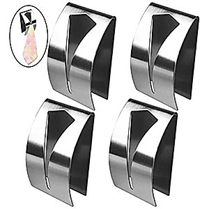 DAOB Towel Hangers Towel Hooks Self Adhesive Towel Holder Stainless Steel Wall Hanger Towel Hooks for Bathroom Kitchen(2PCS)