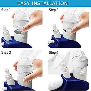 Aikert Pool Cleaner Bag for Polaris 280 Bag Replacement - Pool Cleaner Parts All Purpose Zippered Bags K13 for Polaris 280, 480/2 Pack