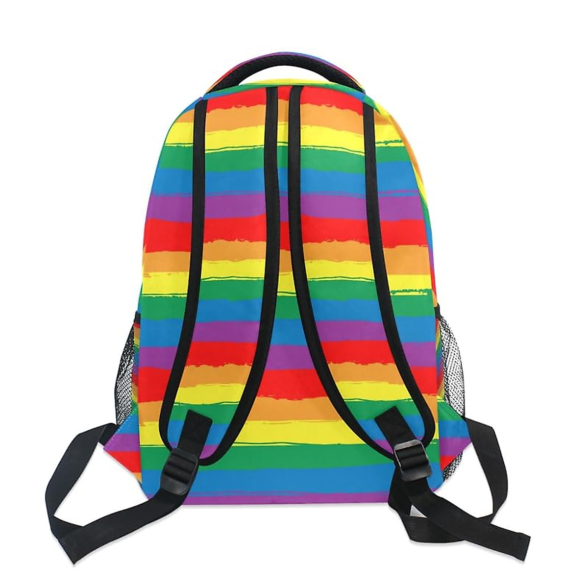 Rainbow Respect Pride Flag Backpacks Student Backpack Big For Girls Kids Elementary School Shoulder Bag Bookbag
