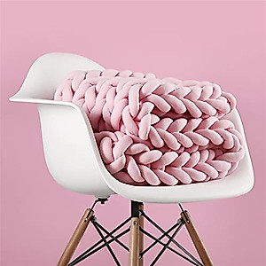 Yarn DIY Hand Knitting 250G Chunky Yarn Cotton Crochet Roving Spinning Blanket Wool Thread Carpet Hat Home Textile Supplies (Color : Blue)