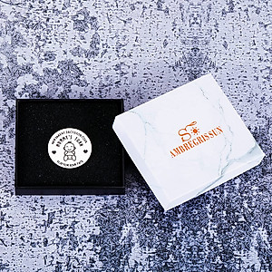 Funny New Baby Decision Coin for Parent, Pregnancy Gifts for First Time Mom Dad, Baby Shower Mothers Fathers Day Gift for Mum Dad to Be, Christmas Birthday Thanksgiving Present Double-Sided Coin