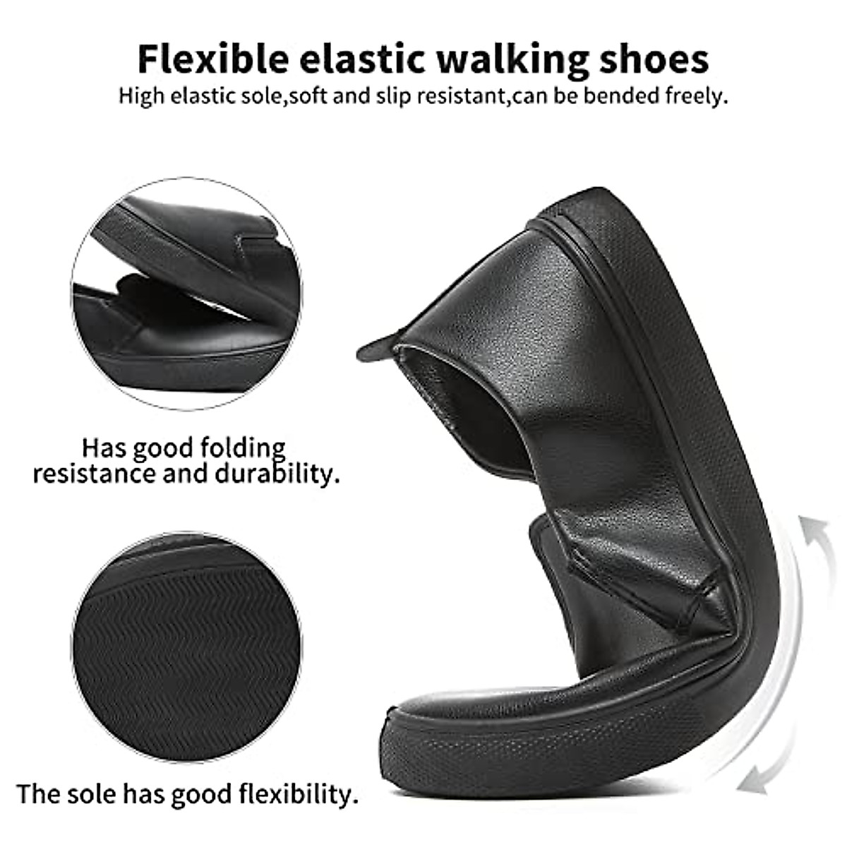 hash bubbie Womens White PU Leather Sneakers Low Top Tennis Shoes Casual Walking Shoes（Full Black.US7）