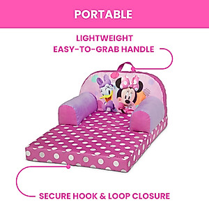 Delta Children - Minnie Mouse Cozee Buddy Flip-Out Kids Chair, Pink