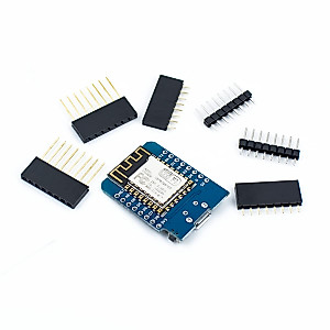 Hosyond 5Pcs D1 Mini NodeMcu ESP8266 ESP-12F WiFi Module Development Board Compatible with Arduino/WeMos D1 Mini