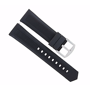 Ewatchparts 18-20-21-22-24MM RUBBER DIVER WATCH BAND STRAP COMPATIBLE WITH TAG HEUER FORMULA F1 WATCH