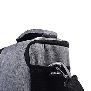 JUSTYINUO Gray Digital Triangle Bag Camera Bag Fit for Nikon Fit for COOLPIX B600 B700 B500 Fit for Sony HX400 HX350 H300 H400 DSC RX10 RX10 III RX10 IV Camera Bags & Cases