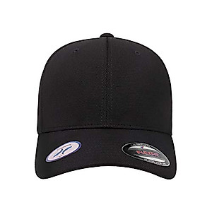 Flexfit Men's Cool & Dry Baseball Cap, Black, Large-X-Large