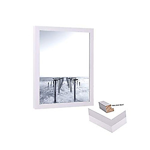 22x46 Picture Frame White - Wood 22x46 Poster Frame 22x46 Frame Glass Gallery Wall