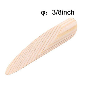 AUTOTOOLHOME 100 Pack Solid Wood Pocket Hole Plugs Pine for Pocket Hole Jig Woodworking Tool with a Storage Case(100)