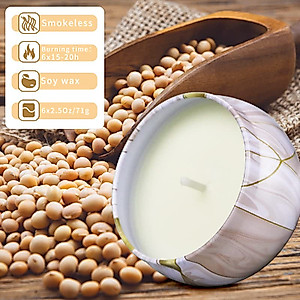 6 Pack Candles Gifts for Women, Valentines Day Candles, Candles for Home Scented, Aromatherapy Candles for Stress Relief, Ideal Gift for Women Friends, Valentines Day Gifts for Her