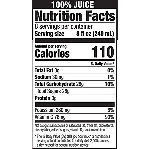 Amazon Brand - Happy Belly 100% Apple Juice, Bottle, 64 fl oz (Pack of 1)