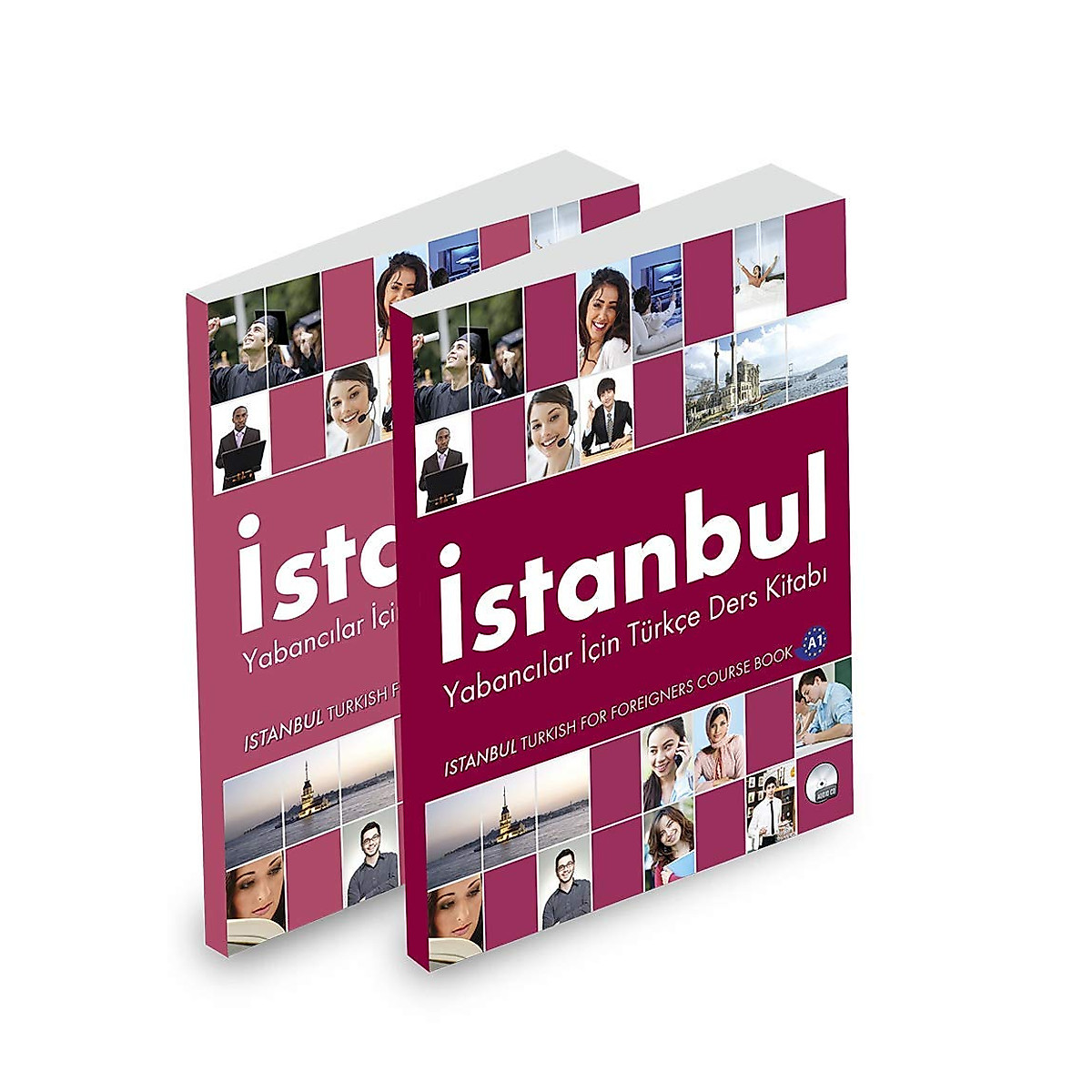 Istanbul A1 Turkish Language Course Book Set Beginner Level with Workbook