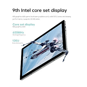 ALLDOCUBE iWORK20 2-in-1 Laptop, Tablet PC with Keyboard (and Stylus Pen), 10.1" Windows Tablet, Intel N4020 CPU, 4GB RAM/128GB ROM, Windows 10, Type-C, Support HDMI, Convertible Laptop
