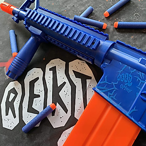 Umarex Rekt OpFour Rifle Foam Dart Launcher Gun, Blue