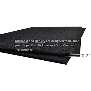 CoreCarbon 4-Pack Carbon Pre-Filter Designed to Fit Honeywell True HEPA Air Purifier Models HPA-150, HPA160, HPA161-TGT, HPA-245, HPA-249, HPA-248-TGT