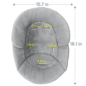 BabyBond Newborn Insert for Baby Swing, Infant Insert Cushion Compatible with Baby Swing/ Baby Rocker/ Baby Bouncer, Head and Body Support, Specially Designed for Newborns ( 0 to 3 Months)