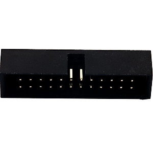 whiteeeen 20pcs 2 x 12 24 Pins 2.54mm IDC Socket Straight Male Box Header Connector