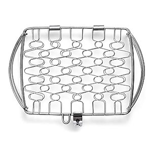Weber 6470 Original Stainless Steel Fish Basket, Small (11.1 x 7.2 x 2)