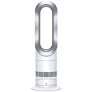 Dyson Hot+Cool AM09 Tower Bladeless Fan Heater - White/Silver (Renewed)