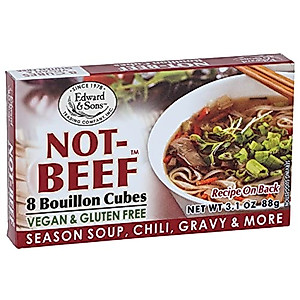 Edward & Sons Not Beef Bouillon Cubes, 3.1 oz