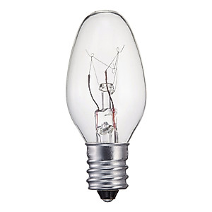 Philips LED 415422 Incandescent 16 Lumen 4 Watt 2700K Soft White C7 Night Light w/Candelabra Base (4 Pack)