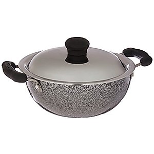 Prestige Manttra Omega Select Plus 200 Deep Fry pan, Kadai, Indian kadhai, Small, Black