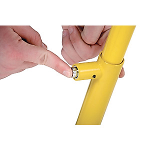 Vestil PARK-P-38-S Heavy Duty Parking Hoop, Yellow