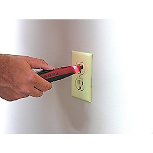 Gardner Bender GVD-3505 Circuit Alert Non-Contact Voltage Tester with Pocket Clip, Red