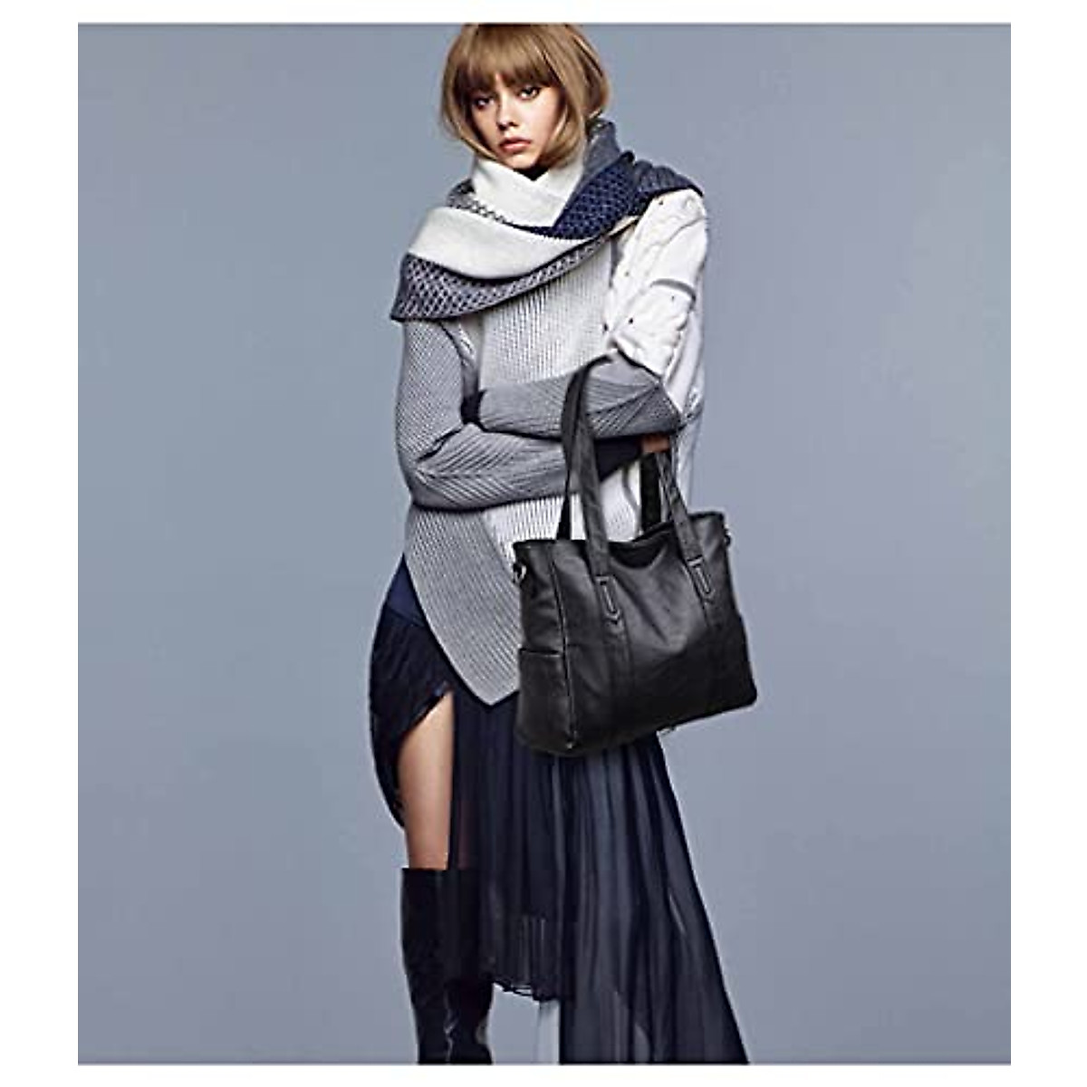 FSD.WG Tote Bags Large Leather Purses and Handbags for Women Top Handle Shoulder Satchel Hobo Bags