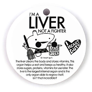 Liver Lapel Pin - I Work in Detox! by I Heart Guts