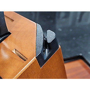 HZEX Premium Kitchen Knife Set, 13-Piece Knives Set in Block, Built-in Sharpener, High Carbon Stainless Steel Knives in Matte Black, Durable Chef's Butcher Steak Paring Utility Bread Knifes