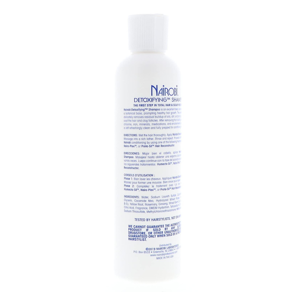 Detoxifying Shampoo By Nairobi for Unisex, 8 Ounce