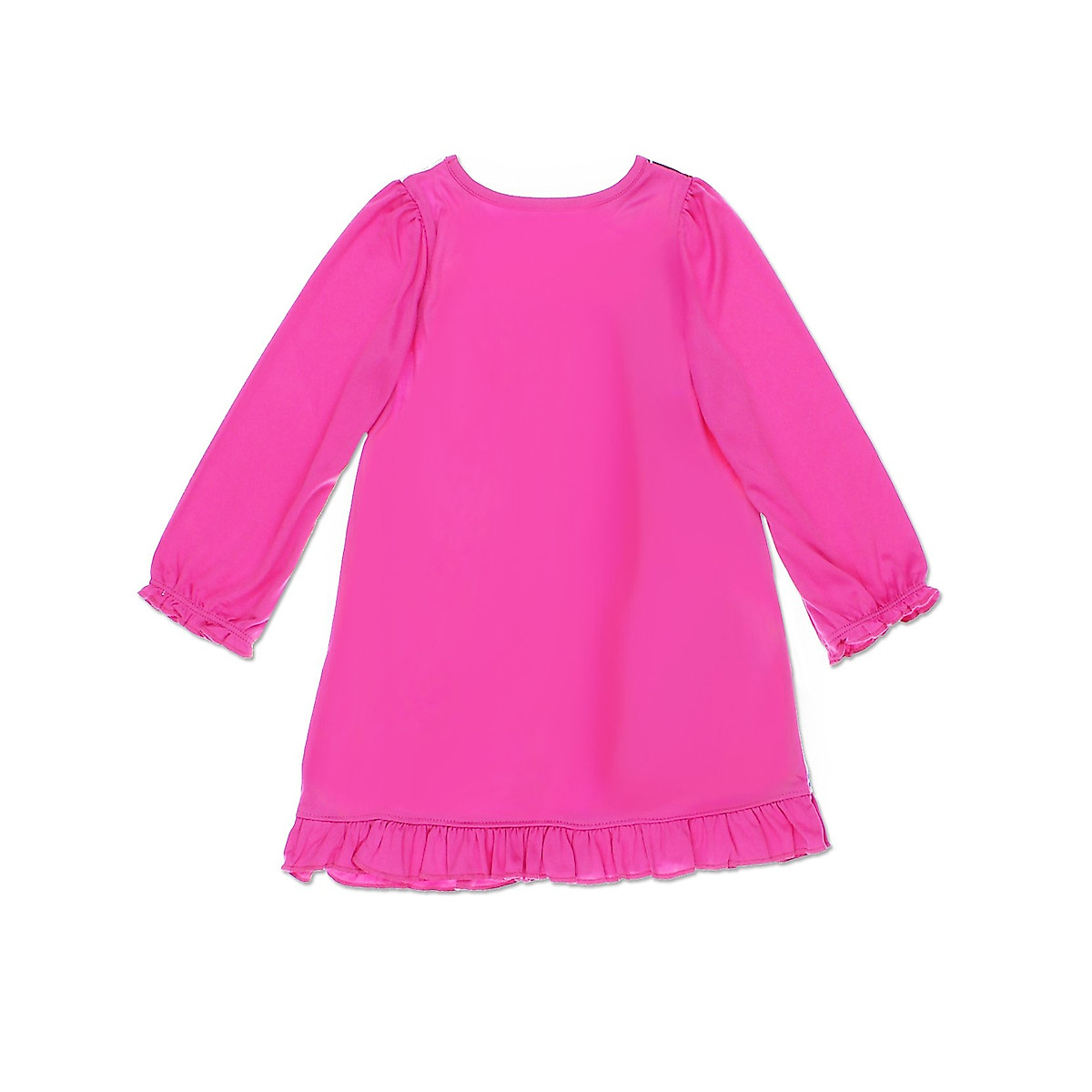 Sesame Street Toddler Girls Long Sleeve Nightgown Pajamas (2T, Pink/White)