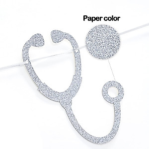 Black Glitter It's Giving PA Banner, Congarts Doctor/Future Doctor/Med School Survivor, 2023 Doctor Graduation Party Decorations