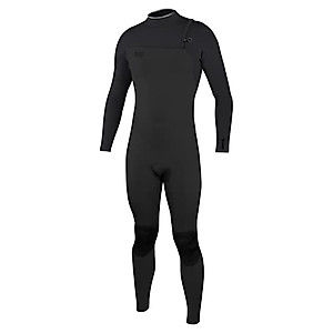 O'Neill Men's Hyperfreak 3/2mm Zipless Full Wetsuit, Black/Black, X-Large Short