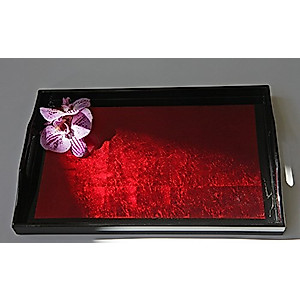 Red Lacquer Tray - 10"x15" - Hand Made in Vietnam