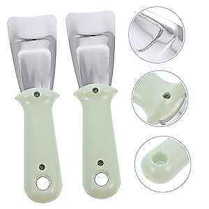 GANAZONO 18 pcs Refrigerator Frost Removal Shovel Household Gadgets Window Snow Scraper ice Removal Tool Removal deicer Windows Cleaning Tools Handheld Defroster Stainless Steel pp car