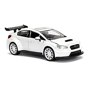 Jada Toys Fast & Furious 1:24 Mr. Little Nobody's Subaru WRX STI Die-cast Car, Toys for Kids and Adults, White (98296)